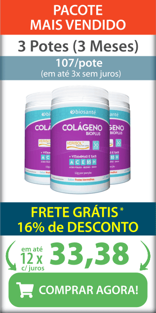 Colágeno Bioplus Biosanté e Colágeno Hidrolisado com Verisol